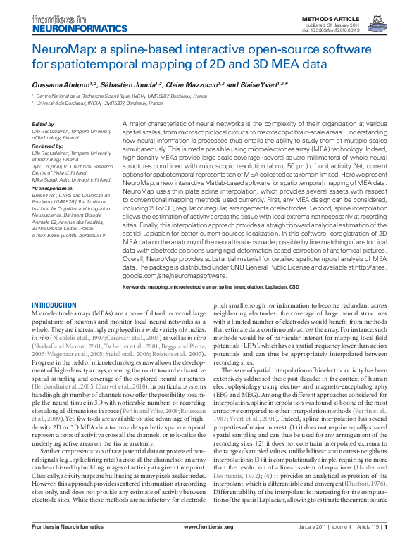 (PDF) NeuroMap: A Spline-Based Interactive Open-Source Software for Spatiotemporal Mapping of 2D ...