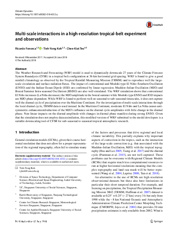(PDF) Multi-scale interactions in a high-resolution tropical-belt ...