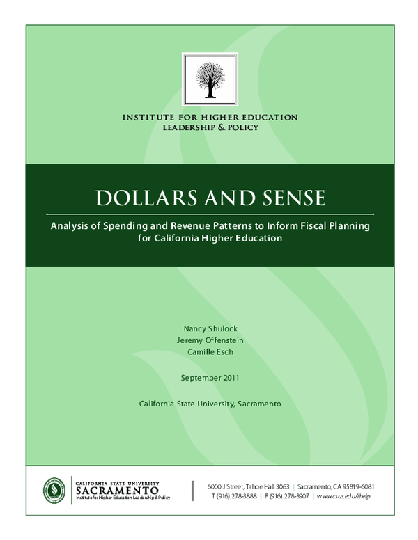 (PDF) Dollars and Sense: Analysis of Spending and Revenue Patterns to ...