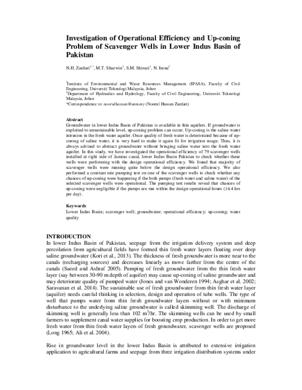 (PDF) Investigation of operational efficiency and up-coning problem of ...