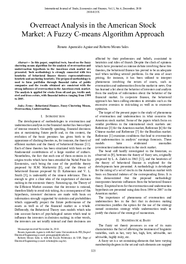 (PDF) Credit Risk Assessment and Evaluation System for Industrial Project