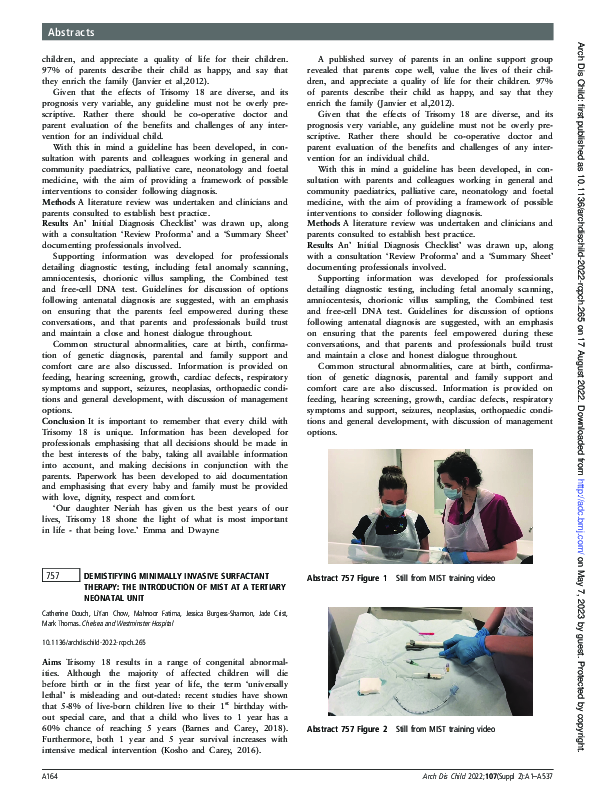 (PDF) 757 DeMISTifying minimally invasive surfactant therapy: The ...