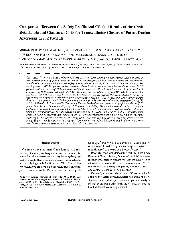 (PDF) Comparison Between the Safety Profile and Clinical Results of the ...