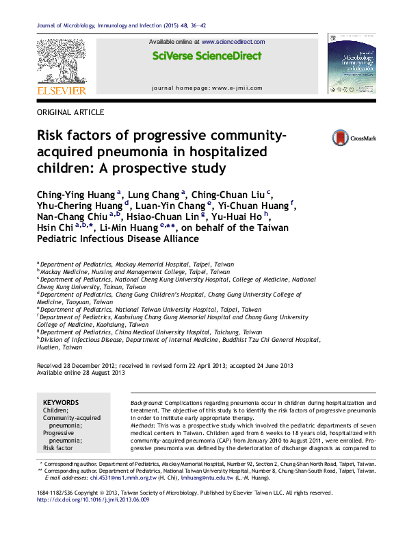 (PDF) Risk factors of progressive community-acquired pneumonia in ...