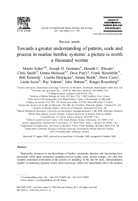 (PDF) Towards a greater understanding of pattern, scale and process in ...