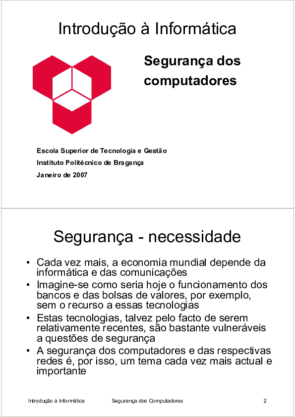 (PDF) Introdução à Informática