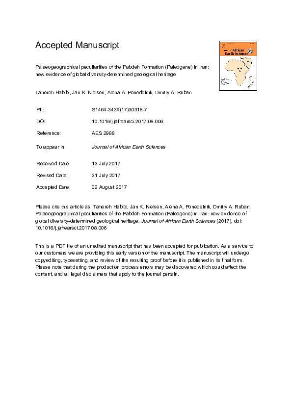 (PDF) Palaeogeographical peculiarities of the Pabdeh Formation ...
