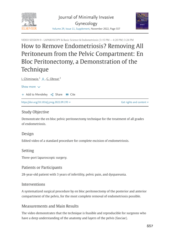 (PDF) How to Remove Endometriosis? Removing All Peritoneum from the ...