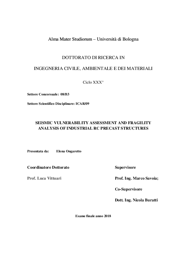 (PDF) Damage Database for Industrial Buildings After the Emilia ...