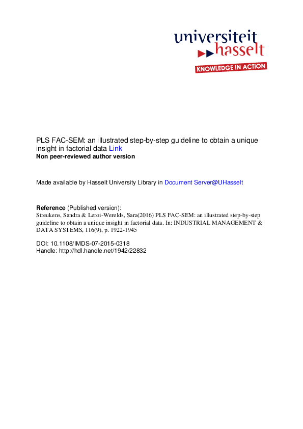 Pdf Pls Fac Sem An Illustrated Step By Step Guideline To Obtain A