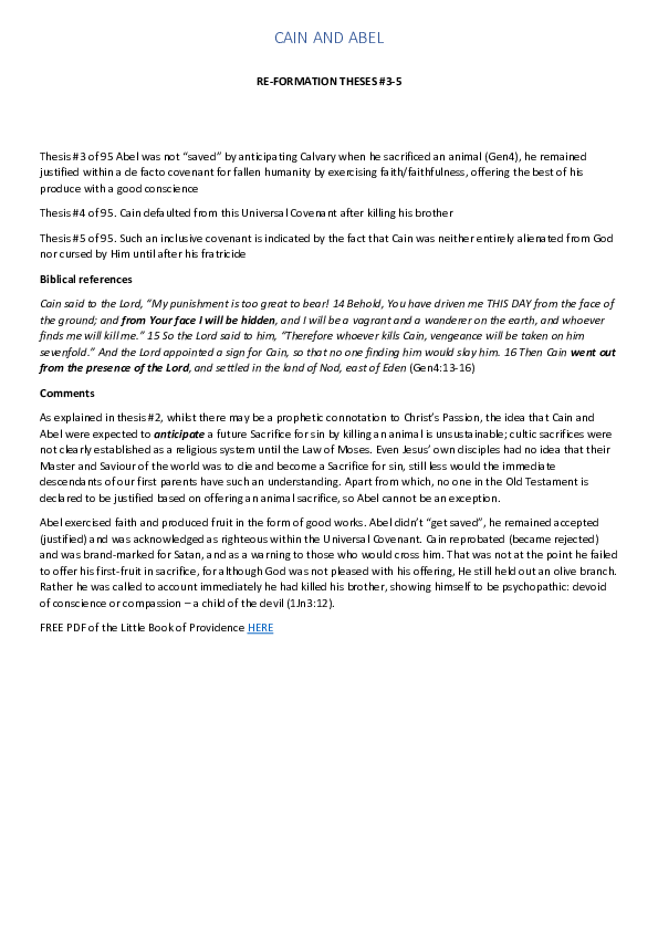 (PDF) Cain and Abel