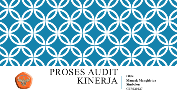 (PPT) Proses Audit Kinerja