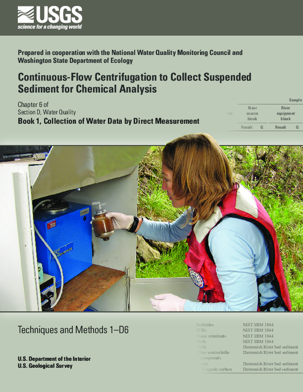 (PDF) Continuous-flow centrifugation to collect suspended sediment for ...