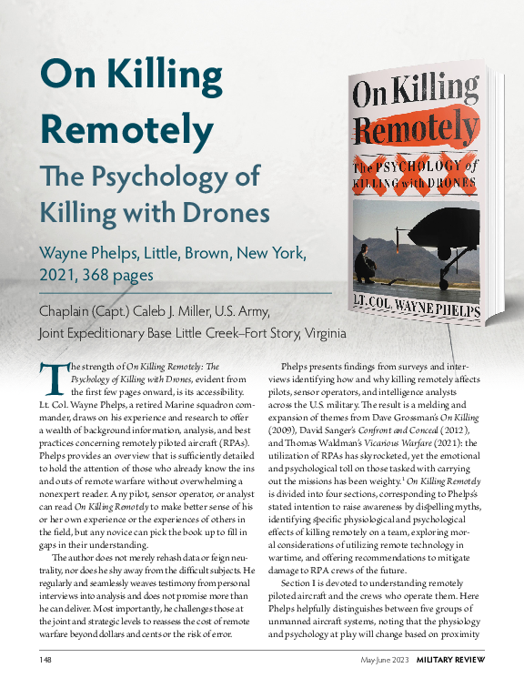 (PDF) Wayne Phelps' On Killing Remotely