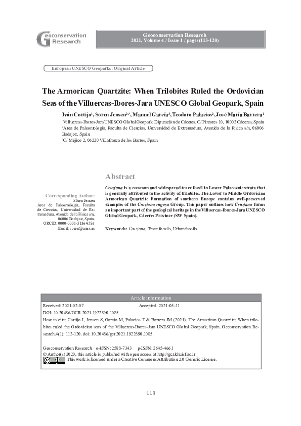 (PDF) The Armorican Quartzite: when trilobites ruled the Ordovician ...