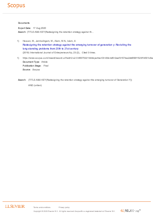(PDF) Redesigning the retention strategy against the emerging turnover ...