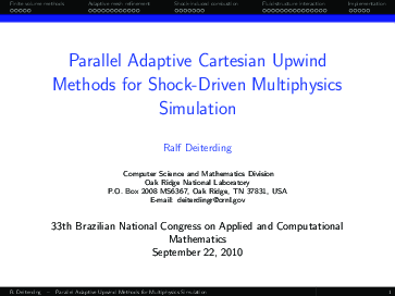 (PDF) Parallel Adaptive Cartesian Upwind Methods for Shock-driven ...