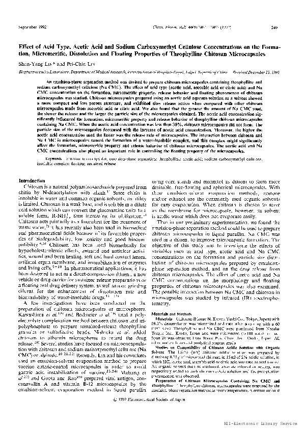 (PDF) Effect of Acid Type, Acetic Acid and Sodium Carboxymethyl Cellulose Concentrations on the ...