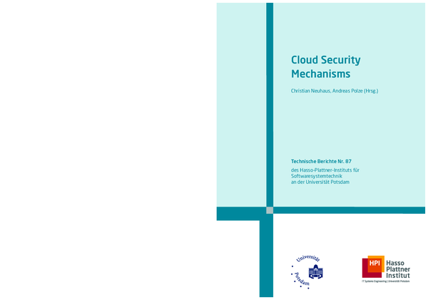(PDF) Cloud Security Mechanisms | Andreas Polze - Academia.edu