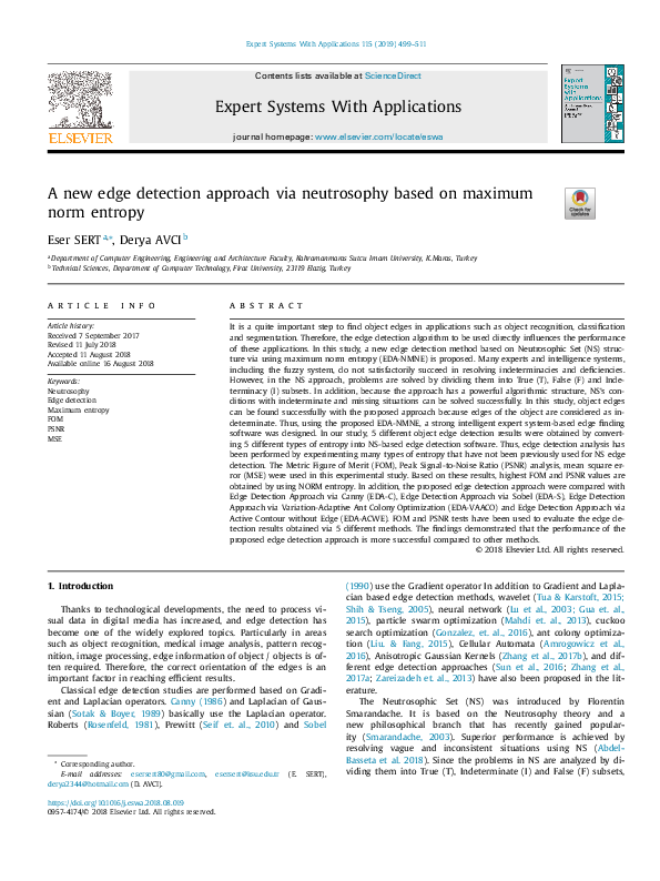 Pdf A New Edge Detection Approach Via Neutrosophy Based On Maximum Norm Entropy