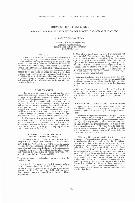 (PDF) The Most Significant Edges: An Efficient Image Description for Machine Vision Applications