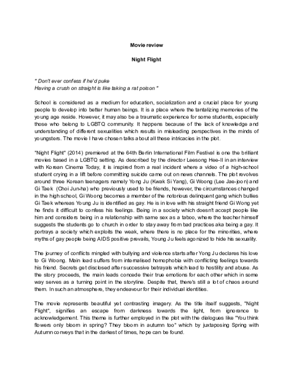 (PDF) Night Flight (Movie Review) (1)