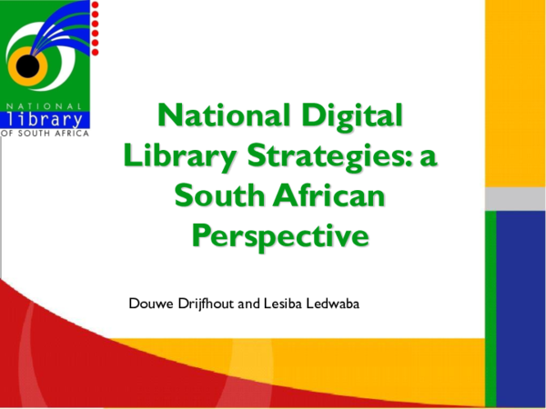 (PDF) National Digital Library Strategies
