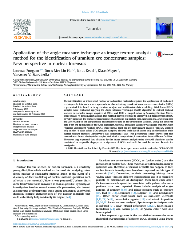 (PDF) Application of the angle measure technique as image texture analysis method for the ...
