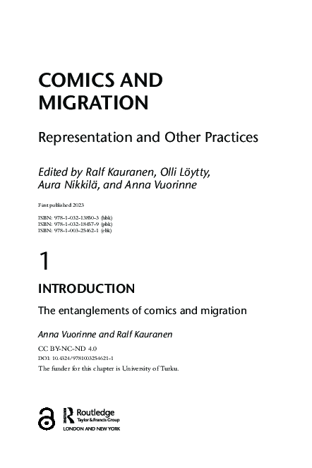 (PDF) Introduction: The entanglements of comics and migration