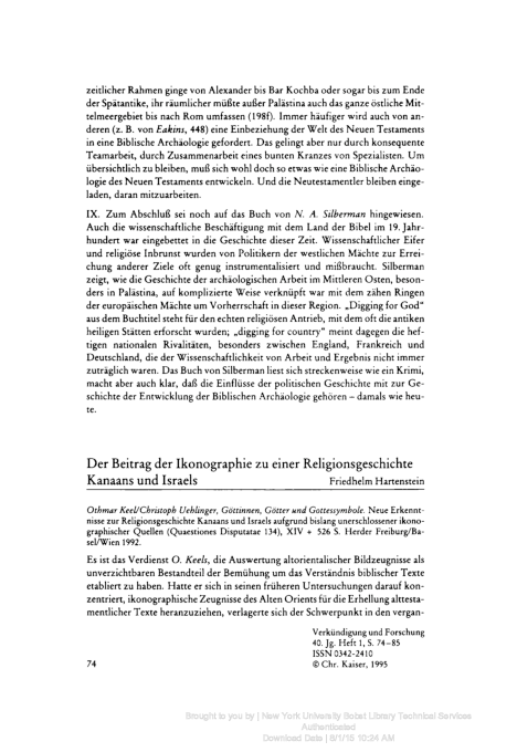 (PDF) Der Beitrag der Ikonographie zu einer Religionsgeschichte Kanaans ...