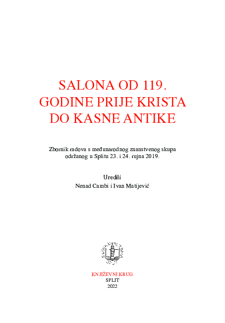 (PDF) Agers of Ancient Colonies in Late Antiquity: Examples of Salona ...