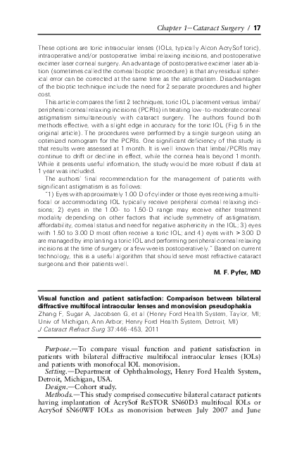 (PDF) Visual function and patient satisfaction: Comparison between ...