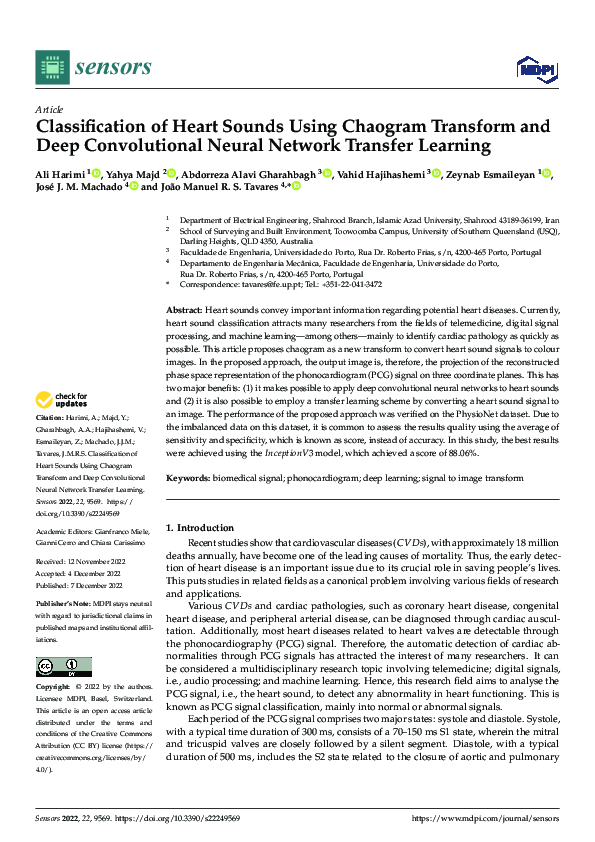 (PDF) Classification of Heart Sounds Using Chaogram Transform and Deep Convolutional Neural ...