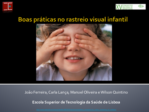 (PDF) Boas práticas no rastreio visual infantil