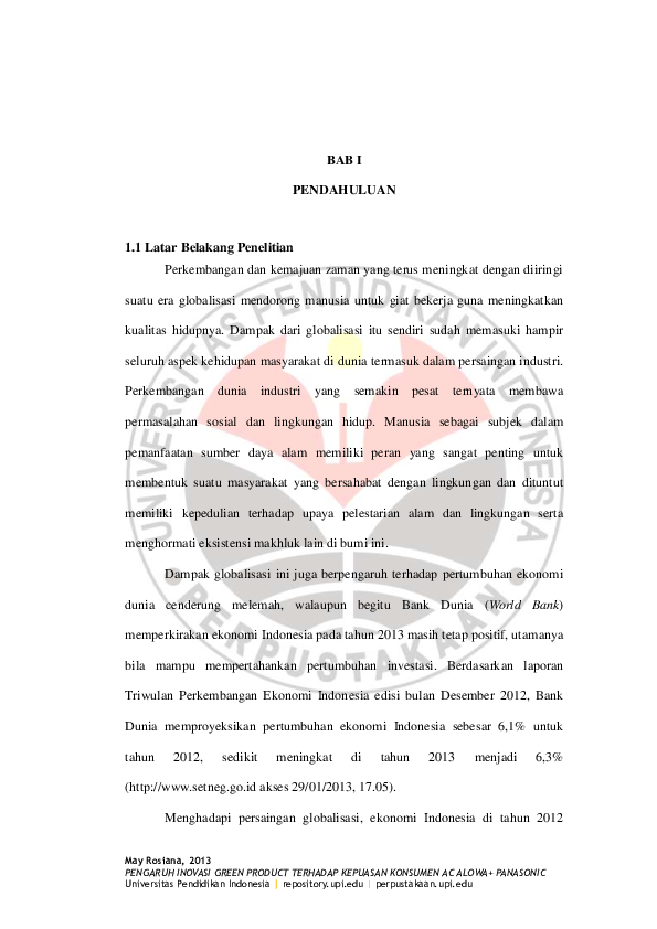 (PDF) Pengaruh Inovasi Green Product Terhadap Kepuasan Konsumen Ac ...
