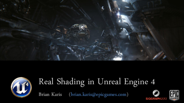 (PDF) Real Shading in Unreal Engine 4 by