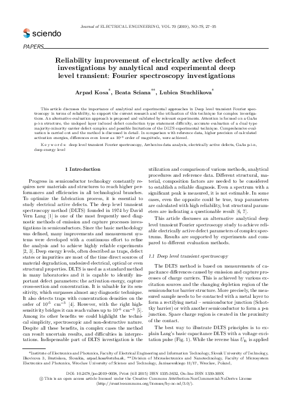 (PDF) Reliability improvement of electrically active defect investigations by analytical and ...