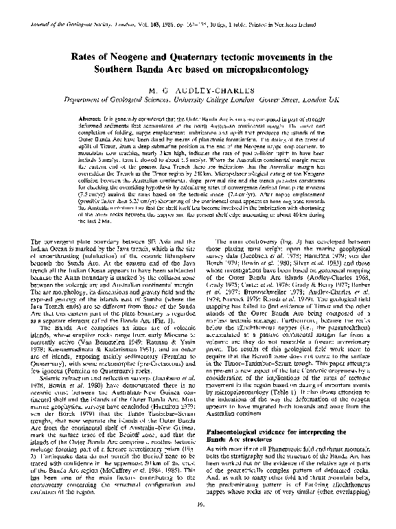 (PDF) Rates of Neogene and Quaternary tectonic movements in the ...