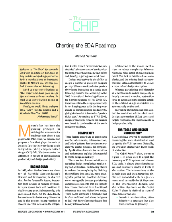 (PDF) Charting the EDA roadmap | Ahmed Hemani - Academia.edu