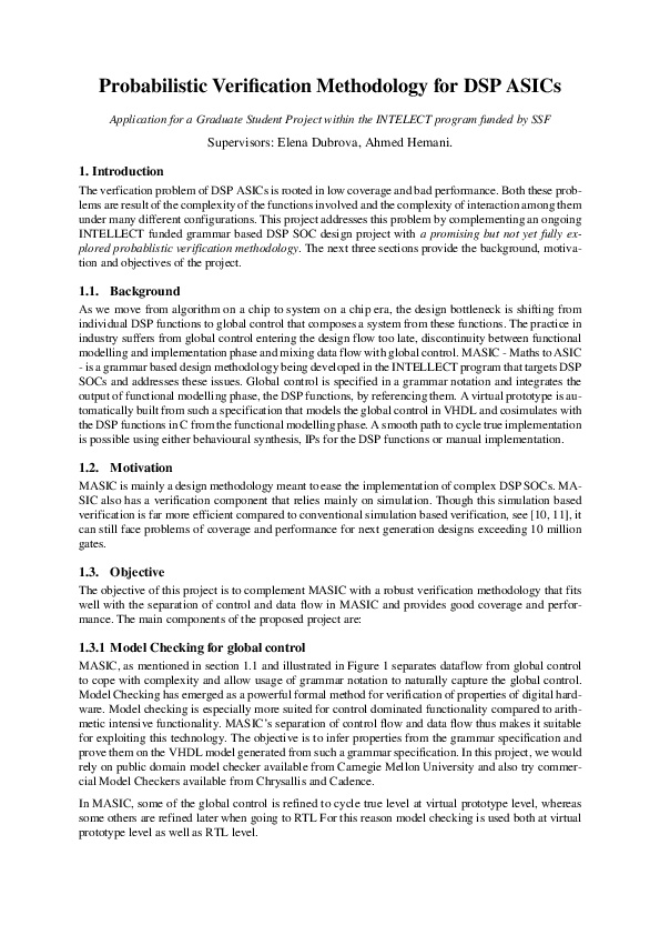 (PDF) System level virtual prototyping of DSP ASICs using grammar based approach