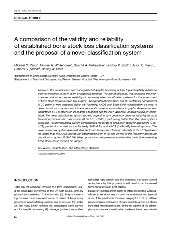 (PDF) A Comparison of the Validity and Reliability of Established Bone ...