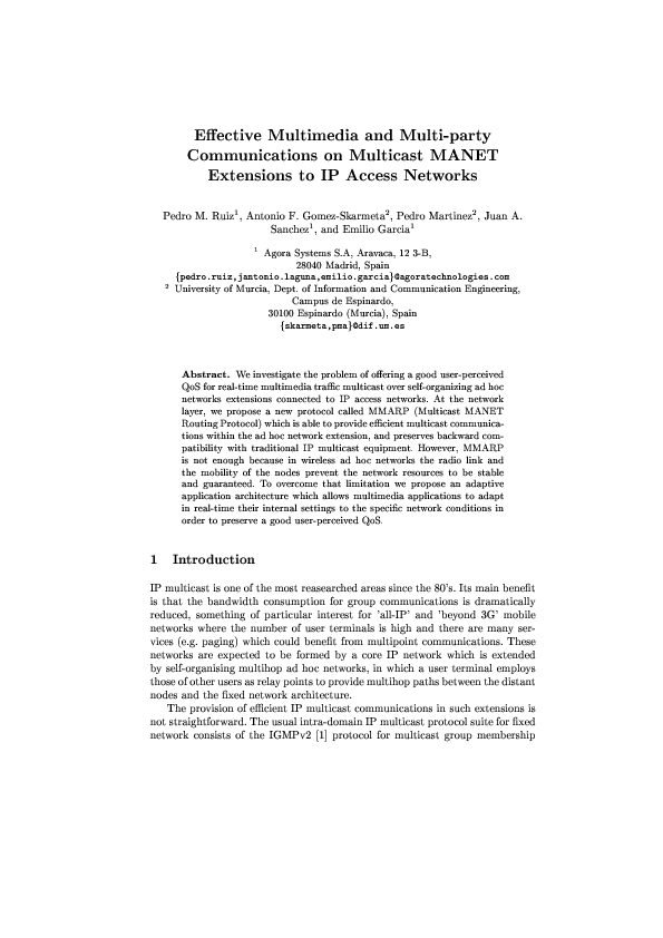 (PDF) Effective multimedia and multi-party communications on multicast ...