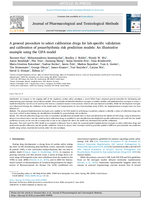 (PDF) A general procedure to select calibration drugs for lab-specific ...