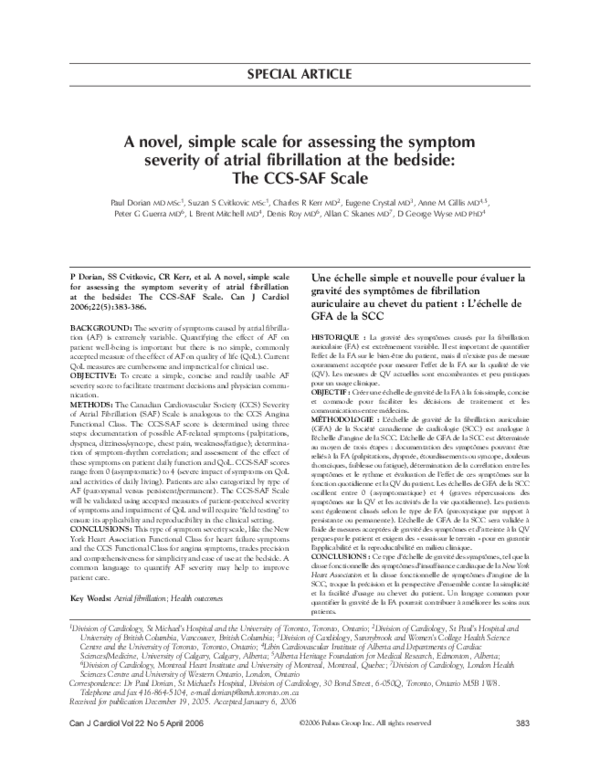 (PDF) A novel, simple scale for assessing the symptom severity of ...