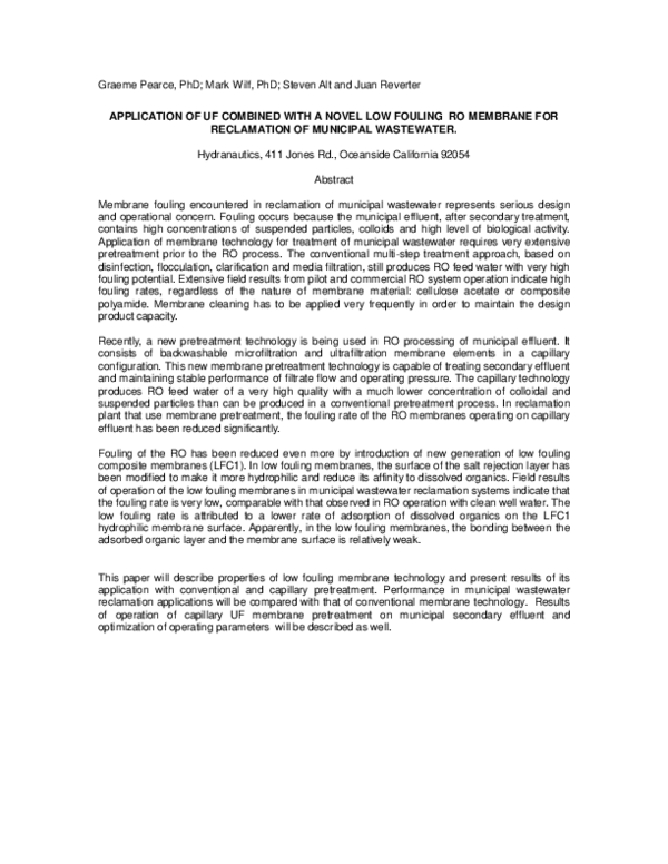 (PDF) Graeme Pearce, PhD; Mark Wilf, PhD; Steven Alt and Juan Reverter ...