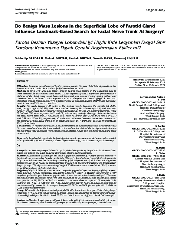 (PDF) Do Benign Mass Lesions in the Superficial Lobe of Parotid Gland ...