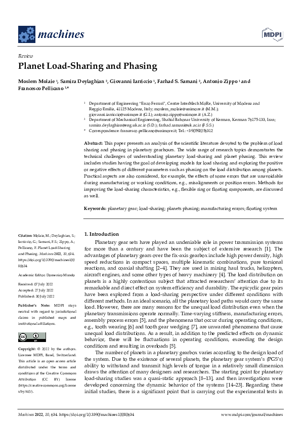 (PDF) Planet Load-Sharing and Phasing