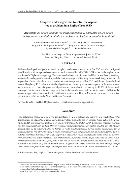 (PDF) Adaptive nodes algorithm to solve the orphan nodes problem in a ...