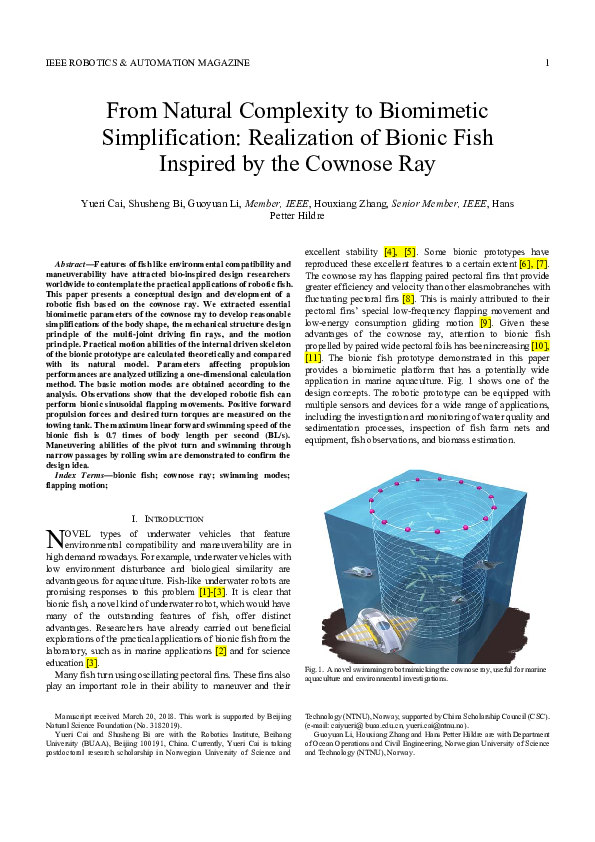 (PDF) From Natural Complexity to Biomimetic Simplification: The ...