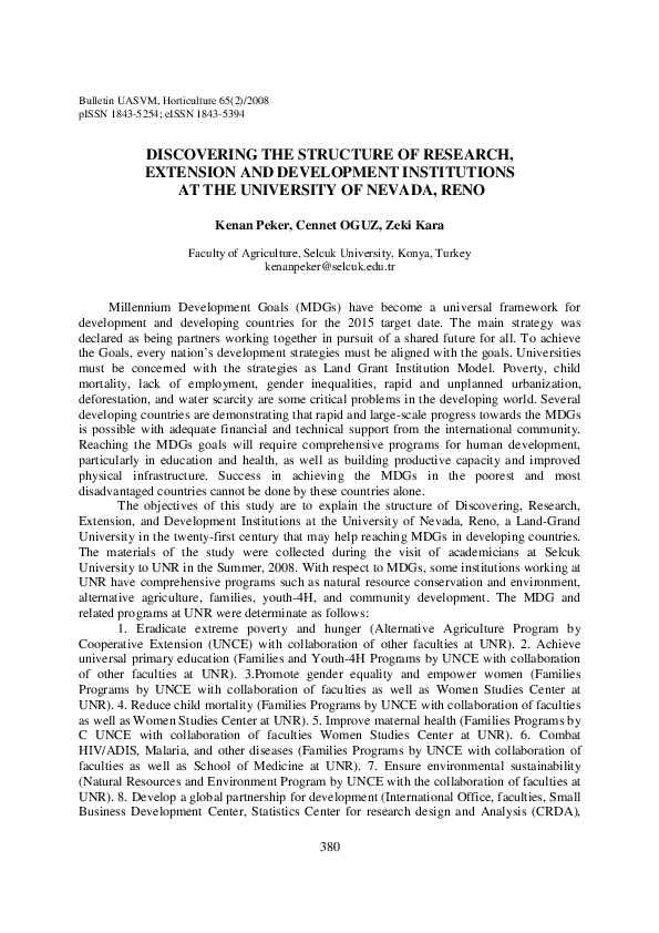 (PDF) Discovering the Structure of Research